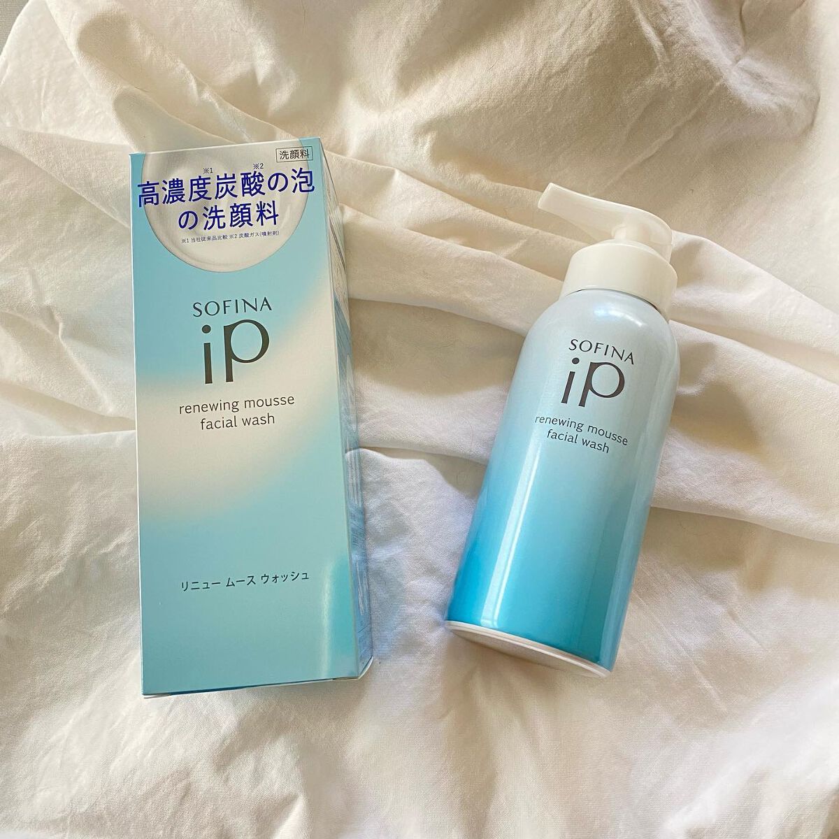 リニュー ムース ウォッシュ｜SOFINA iPの口コミ - 100％炭酸ガスの噴射剤が作り出す濃密な泡の洗顔料です。 by いっちゃん(混合肌) | LIPS