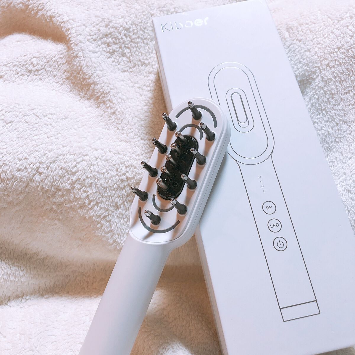 スカルプケアブラシ|kiboerの口コミ 電気バリブラシ! Kiboer By Nyanko敏感肌 Lips