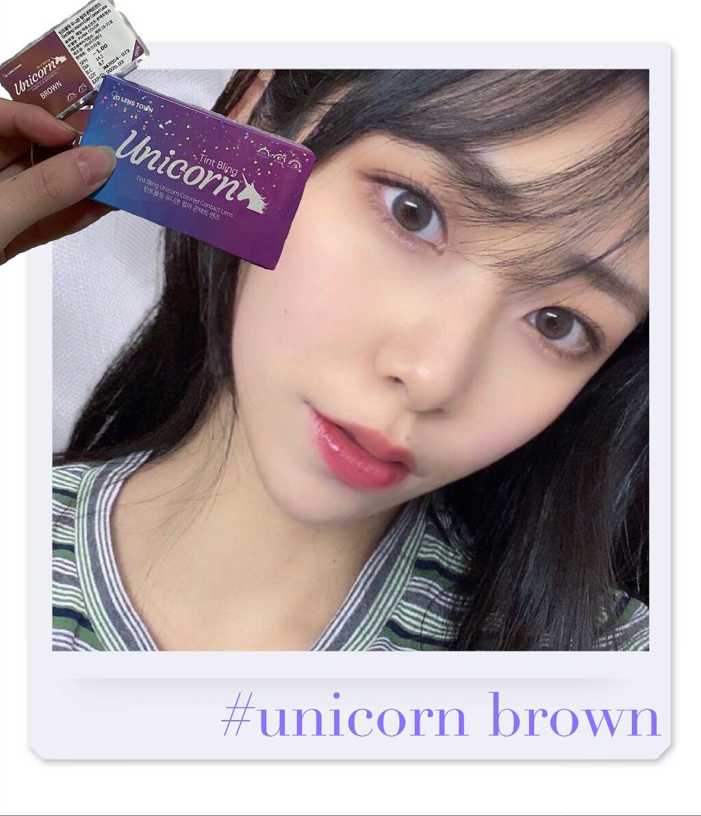 Tint Bling Unicorn|thepielのカラコンレポ・着画口コミ 初カラコン投稿 ☁️ ザピエルから購入できる、 By さ