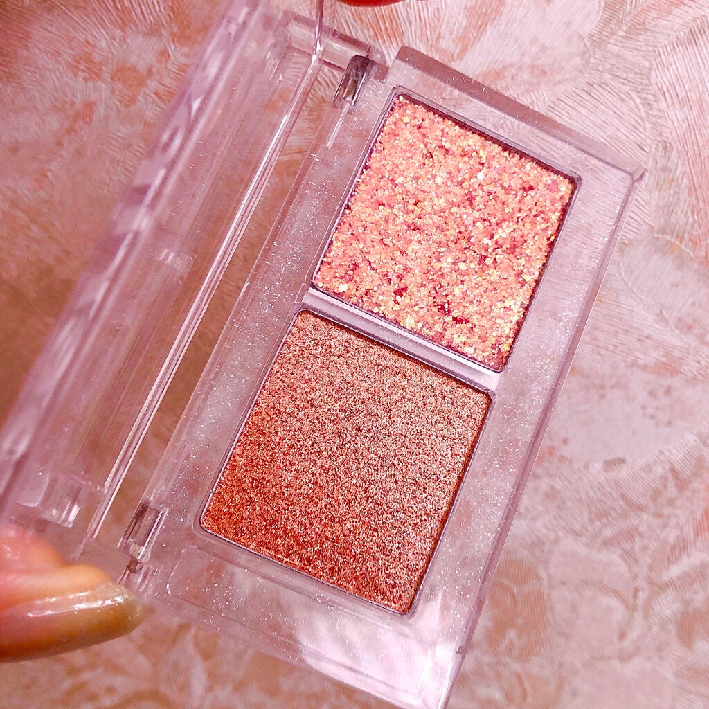 デュオ ポケット グリッター シャドウ|periperaの使い方を徹底解説 Peripera デュオ ポケット グリッター シャドウ 01