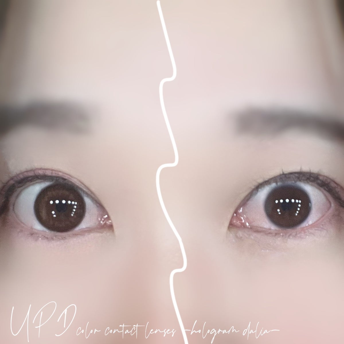 Upd|updのカラコンレポ・着画口コミ Upd ホログラムダリア💐 藤田ニコルさ By Mana乾燥肌20代後半 Lips