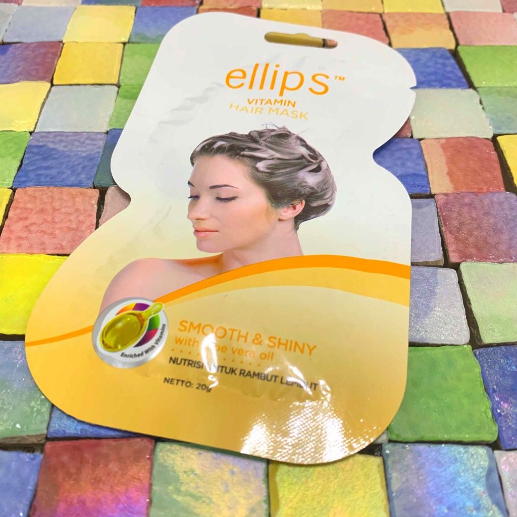 ヘアーマスク【スムース&シャイニー】|ellipsの口コミ 💄エリップス洗い流すトリートメントピンク使ってみました💄 By Sacha🐰