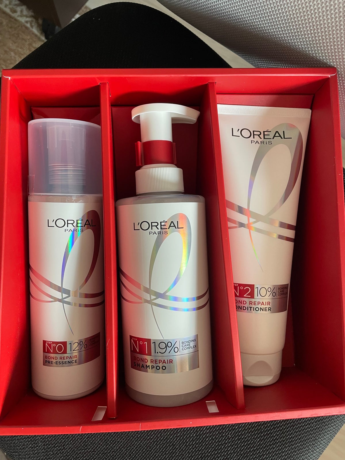 ロレアル パリのヘアケア・スタイリング ロレアル パリ ボンド リペア シャンプー/コンディショナー他、1商品を使った口コミ 【使った商品