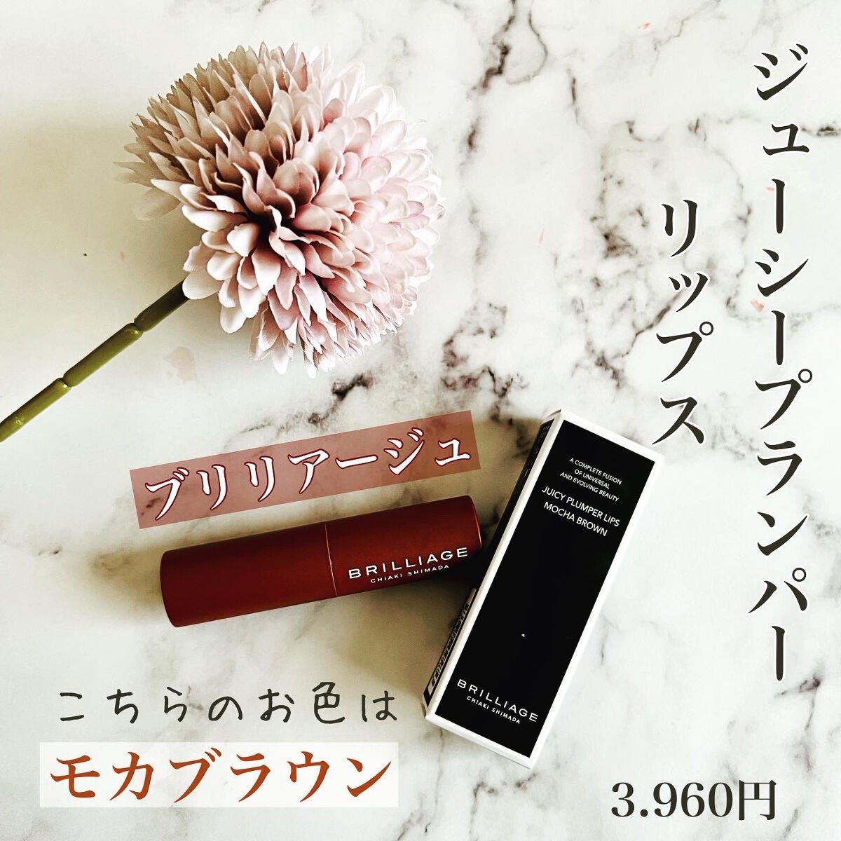 ジューシー プランパー リップス|ブリリアージュの使い方を徹底解説 【使った商品】ブリリアージュ ジューシープランパーリップス モカ