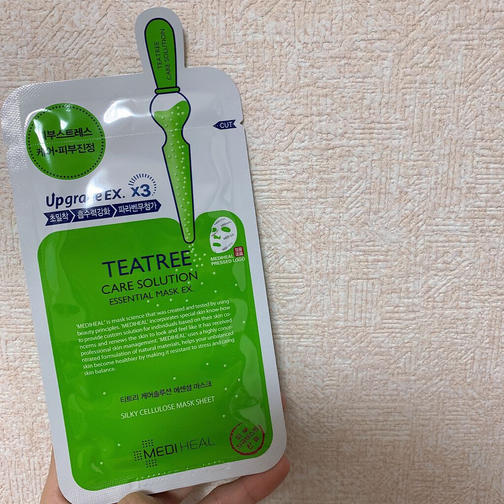 ティーツリーケアソリューションアンプルマスクjex|medihealの効果に関する口コミ「【使った商品】 メディフィール ティーツリーケア