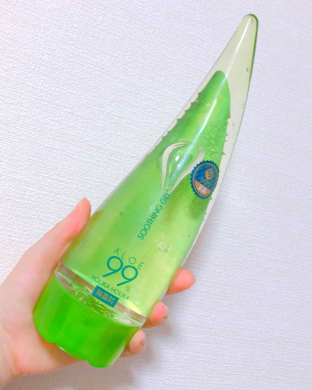 アロエ99% スージングジェル|holika Holikaの口コミ 初投稿です 私はニキビができやすく、肌に浸透しにくいです💦 By