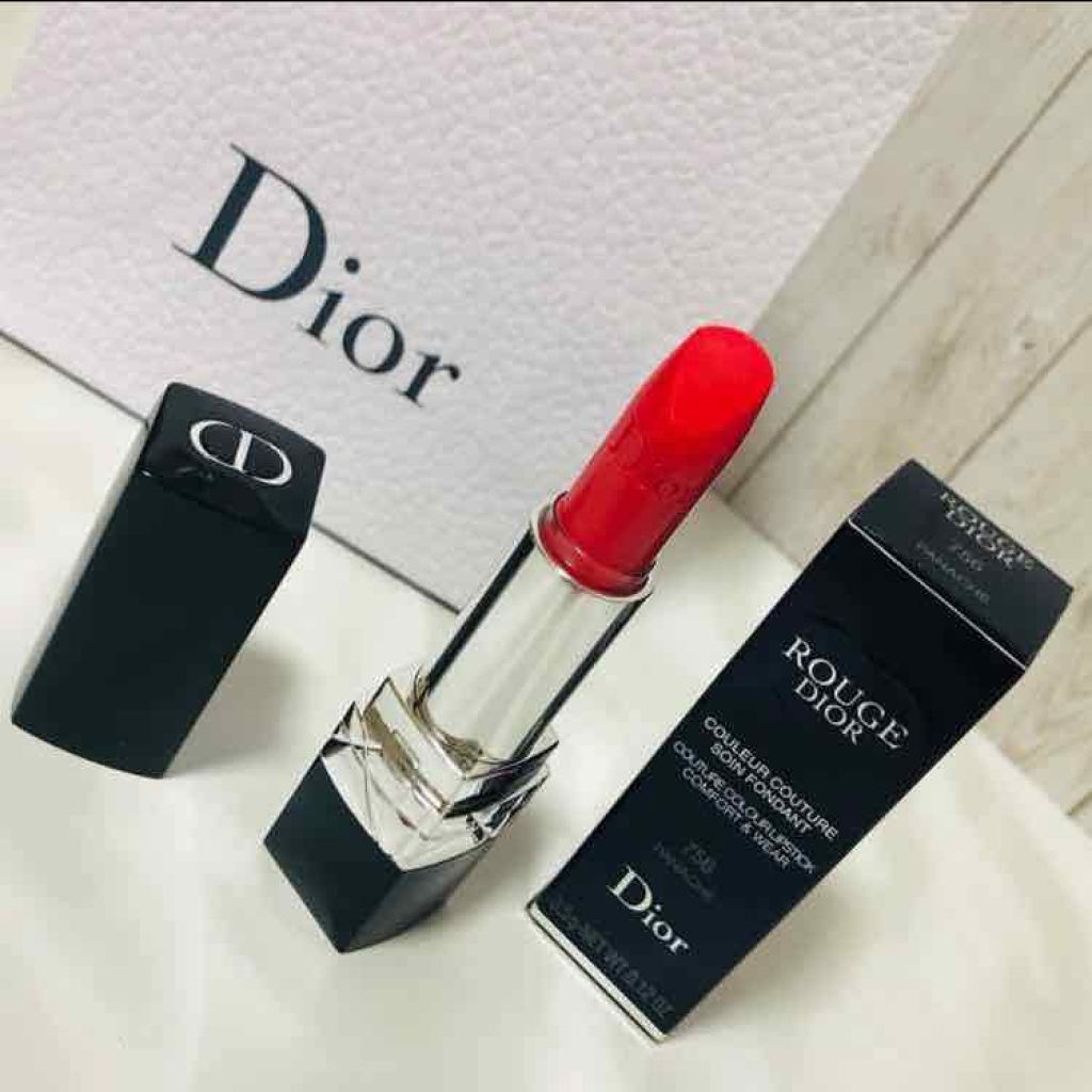【旧】ルージュ ディオール|diorの口コミ 初めてのdior Dior といえば個人的に赤のイメージ🔥 By ののちゃん脂性肌