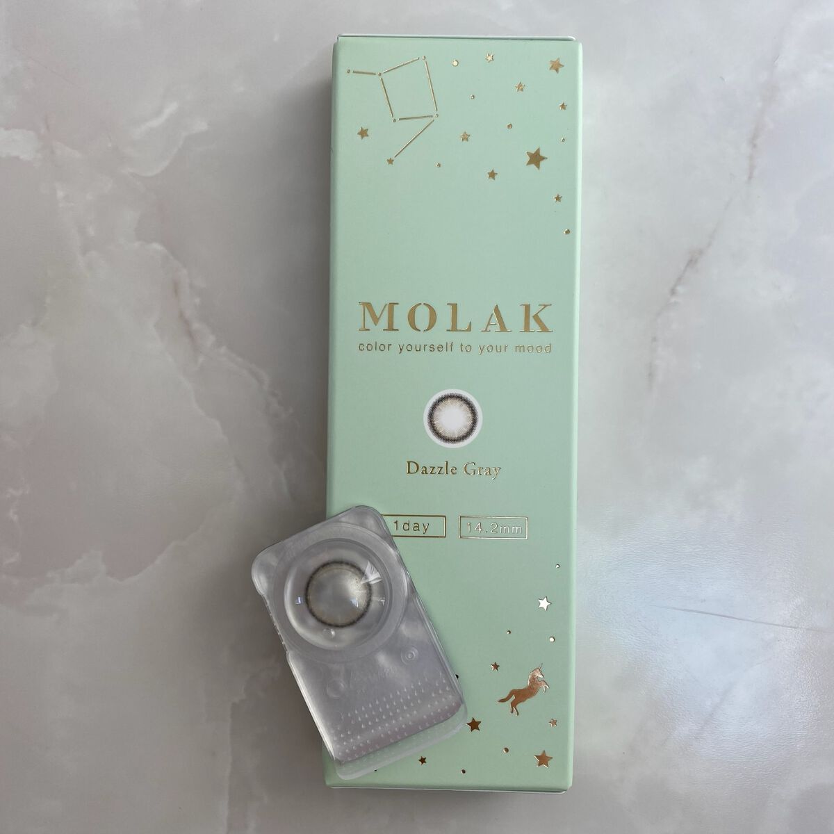 Molak 1day|molakのカラコンレポ・着画口コミ 【molak】molak 1day ダズルグレー By わと🐣脂性肌20代