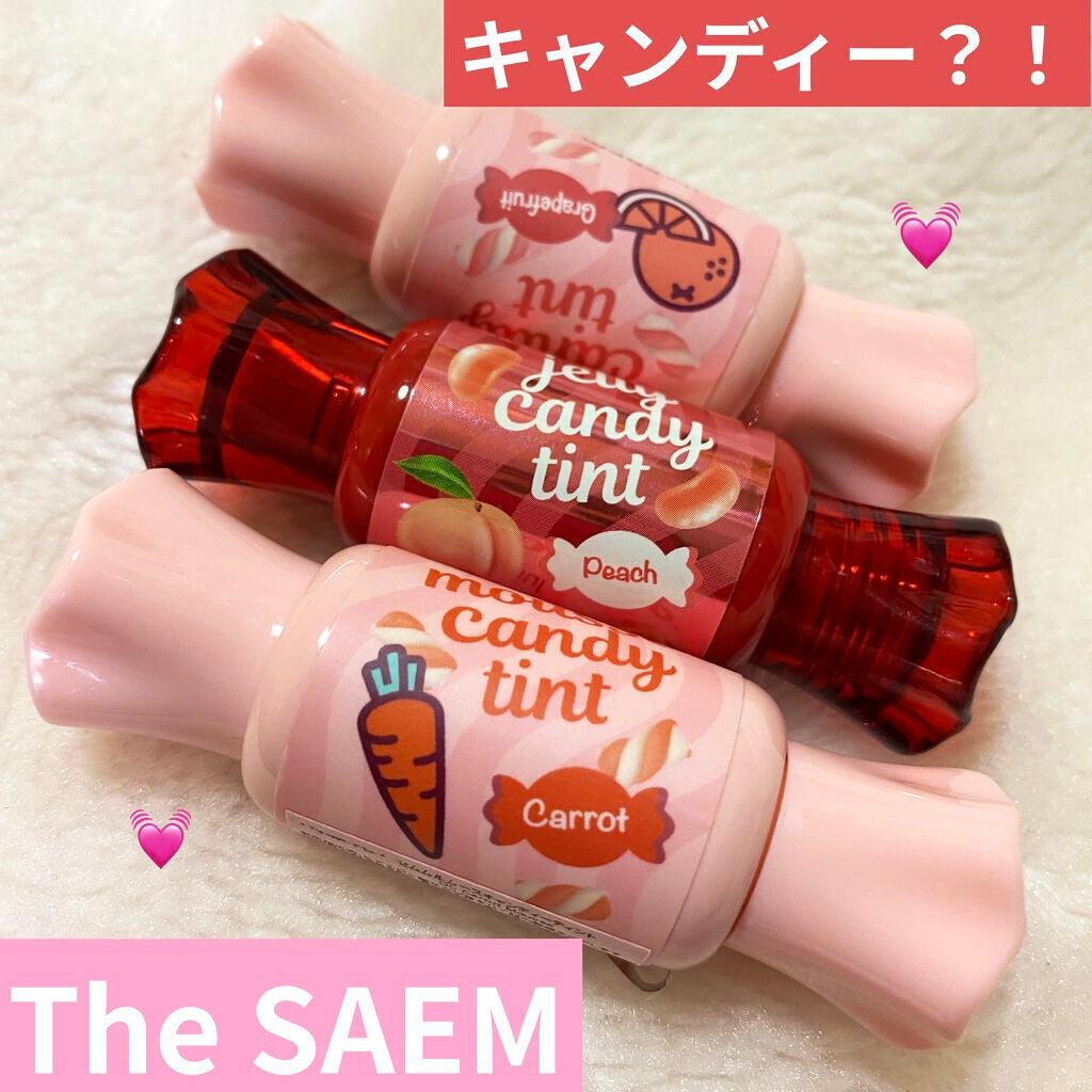 The Saemのリップグロス ムース キャンディー ティント他、1商品を使った口コミ まるでキャンディ The Saem By
