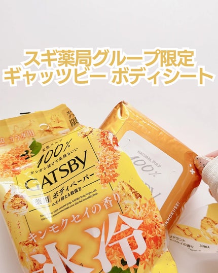 【限定ボディシート】ギャツビーボディペーパー氷冷フィグの香り|ギャツビーの口コミ 涼しいを超えて、もはや寒い🥶/ By サツキ🎮敏感