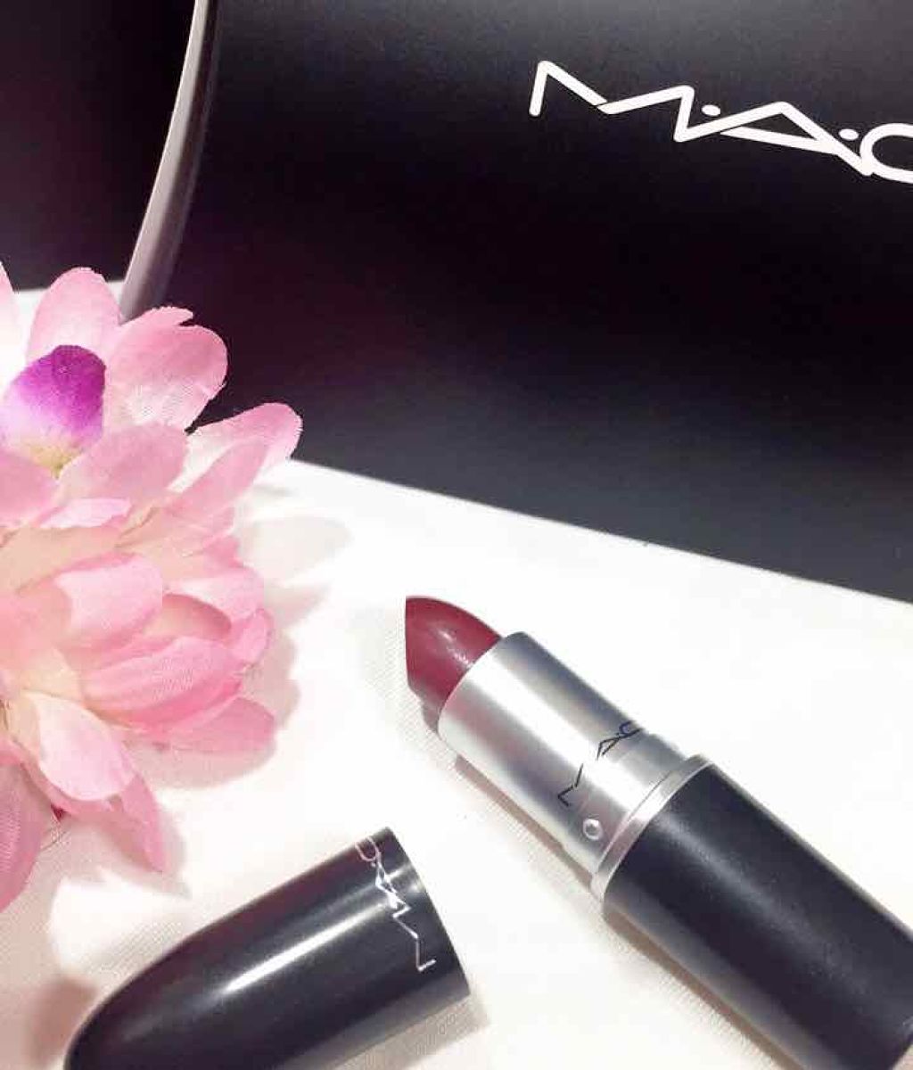 リップスティック|m・a・cの口コミ イエベ春におすすめの口紅!🌻mac パーティ ライン レッドトーンプラム (クリームシーン)🌻 By