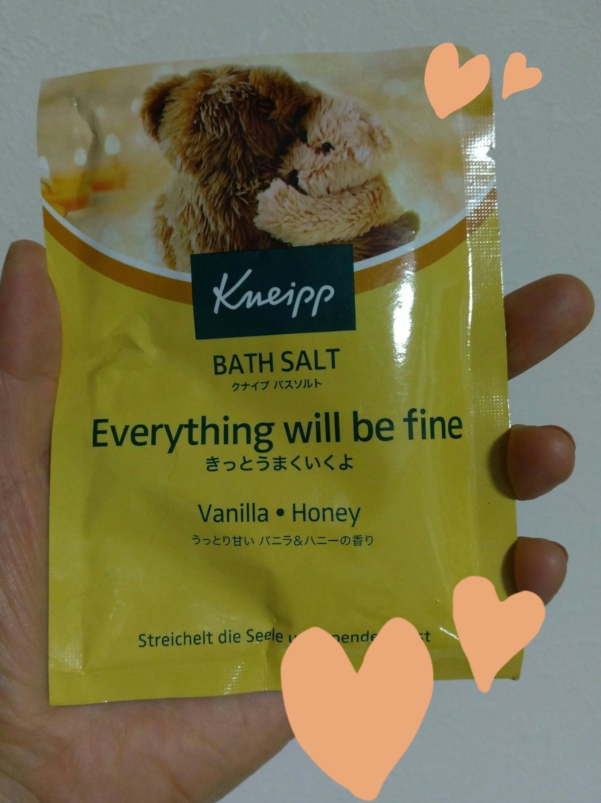 クナイプ バスソルト バニラ&ハニーの香り|クナイプの口コミ 甘くてうっとり♪でもクナイプだからきつくな By にゃんこフォーエヴァー♪