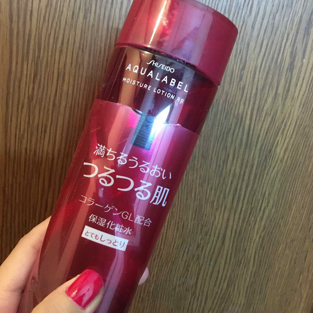 アクアレーベルの化粧水 モイスチャーローションrr他、2商品を使った口コミ スキンケア アクアレーベル モイスチャーローション とても