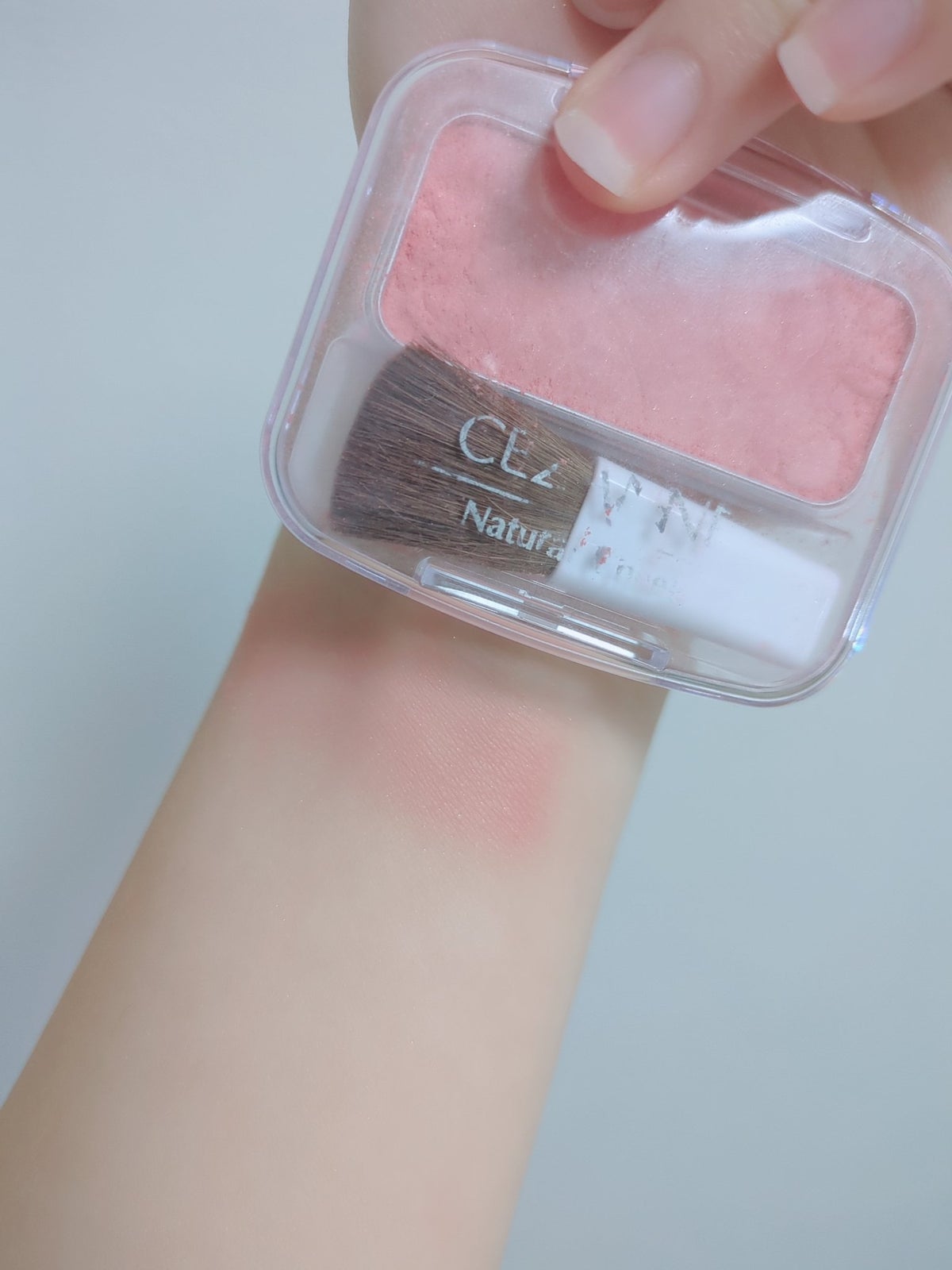 ナチュラル チークn|cezanneの口コミ 初投稿です! Cezanneのナチュラル チークn01のピーチピンクです! By ♡miyu