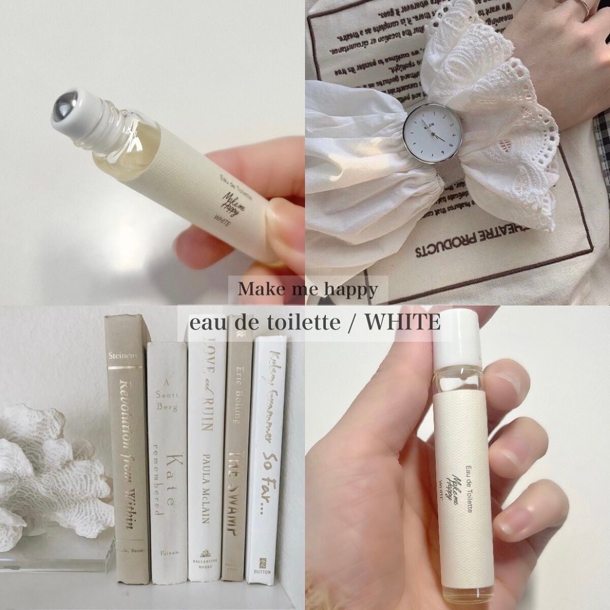 メイクミーハッピー オードトワレ White|キャンメイクの口コミ ︎ 清楚な香りがふんわり続く🕊 700円で買えるキ