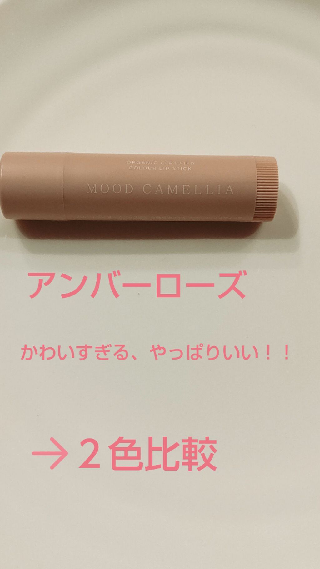 【限定リップケア・リップクリーム】カラーリップスティック|アルジェランの口コミ アルジェランのリップ、アンバーローズをご紹介します👍️