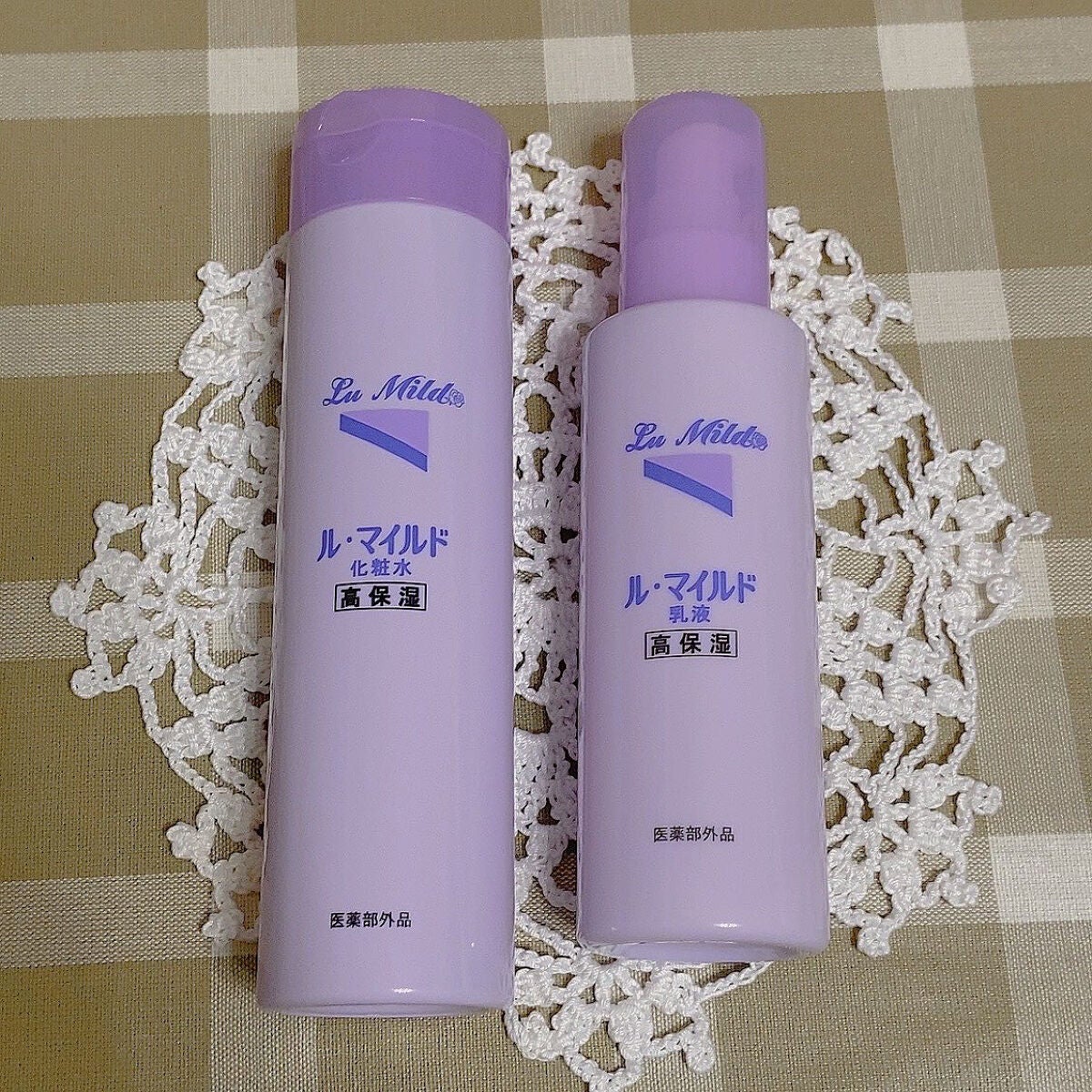 ル・マイルドのスキンケア・基礎化粧品 ル・マイルド化粧水&ル・マイルド乳液を使った口コミ ル・マイルド 化粧水&乳液 こちら初めて By