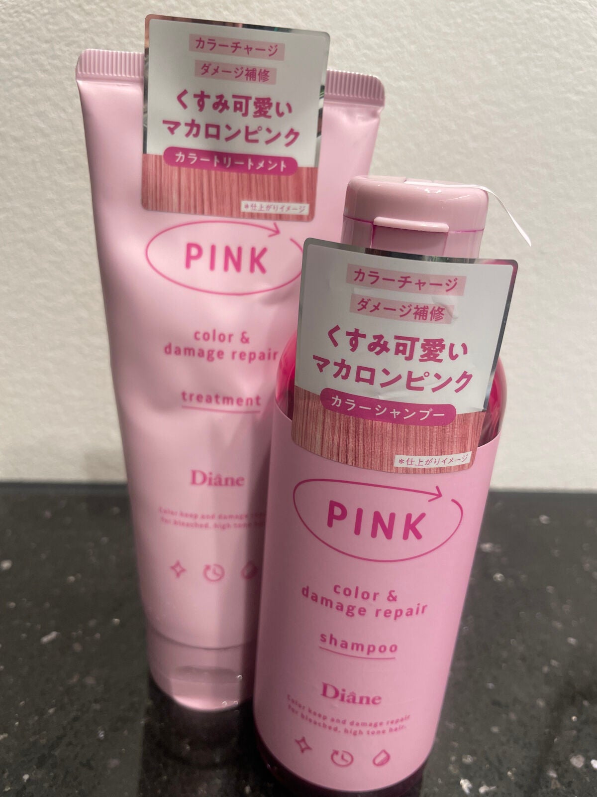 カラーシャンプー&トリートメント|ダイアンの口コミ ピンク系カラーをきれいに保つために買ってみました! By みみ乾燥肌20代後半