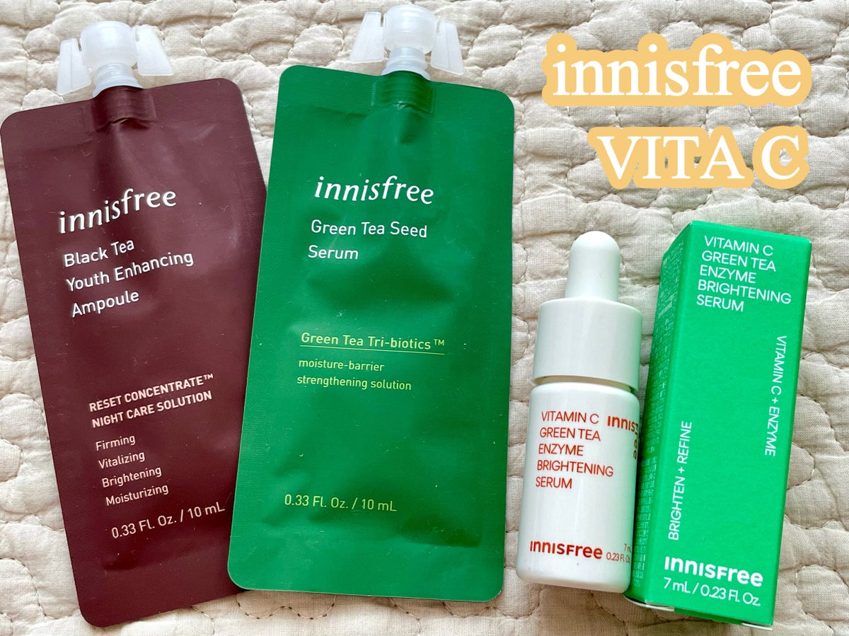 【2023年秋新作美容液】ビタ C グリーンティーエンザイム ブライト セラム|innisfreeの口コミ Innisfree ビタ C