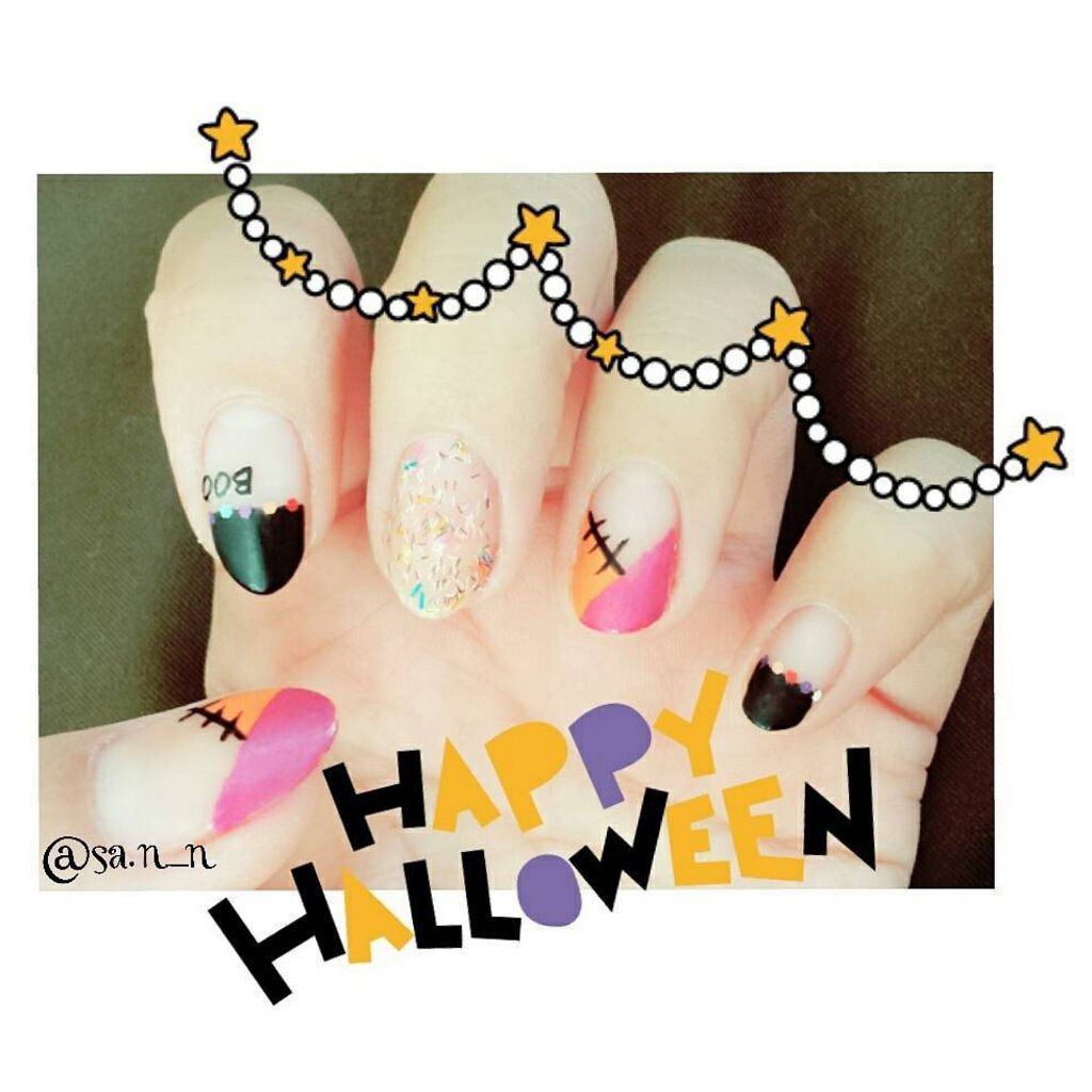 Art Collection・daiso・forsytheのマニキュアを使った口コミ 明日はいよいよハロウィンですね!🎃 By けろみ⋆⸜
