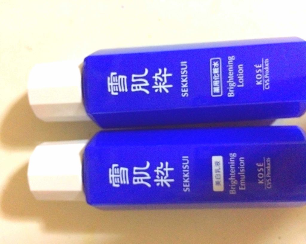 雪肌粋のスキンケア・基礎化粧品 薬用 美白化粧水&美白乳液を使った口コミ 雪肌粋 薬用化粧水 美白乳液 By まみこ 記録用混合肌30代