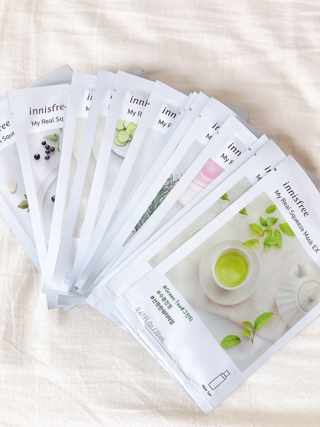 マイリアル スクイーズ マスクシート|innisfreeの効果に関する口コミ Innisfreeのシートマスクセット By まつりか乾燥
