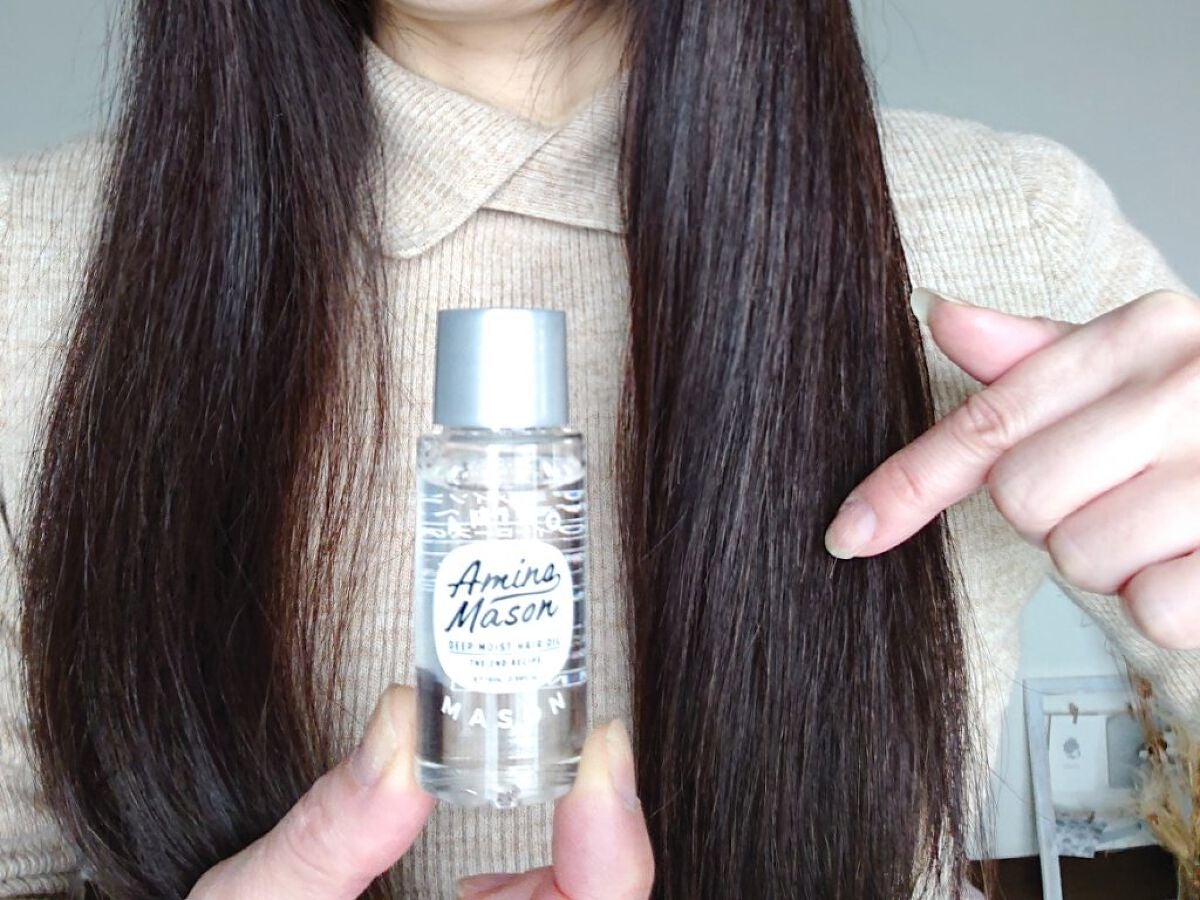 ディープモイスト ヘアオイル|アミノメイソンの口コミ 髪の毛の乾燥が気になるので、ヘアオイルを使ってみたら、さらさらになりました By