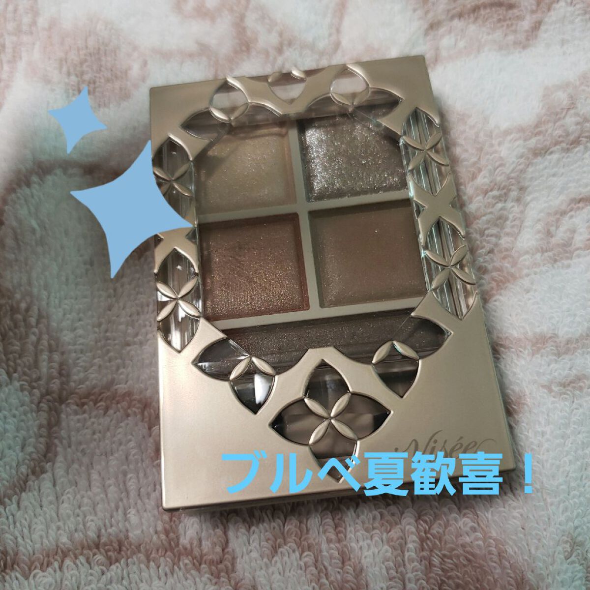 パノラマデザイン アイパレット|viséeの口コミ ブルベ夏におすすめのパウダーアイシャドウ!viséeパノラマデザイン アイパレットbr
