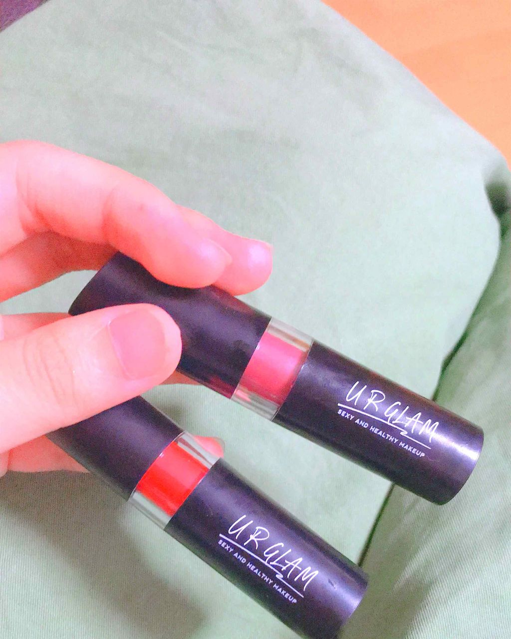 UR GLAM CREAMY LIPSTICK EX｜U R GLAMの口コミ「初投稿😆 本当はアイシャドウを買いに行った..」 by sachiho(乾燥肌/10代後半) | LIPS