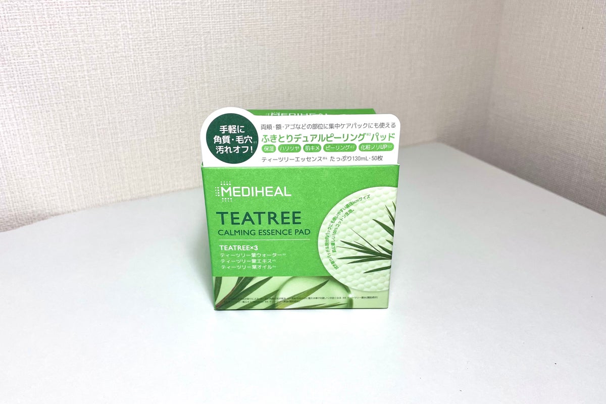 ティーツリーカーミングエッセンスパッド|medihealの口コミ ニキビケアにおすすめのピーリング! Qoo10メガ割りで購入した物 第1