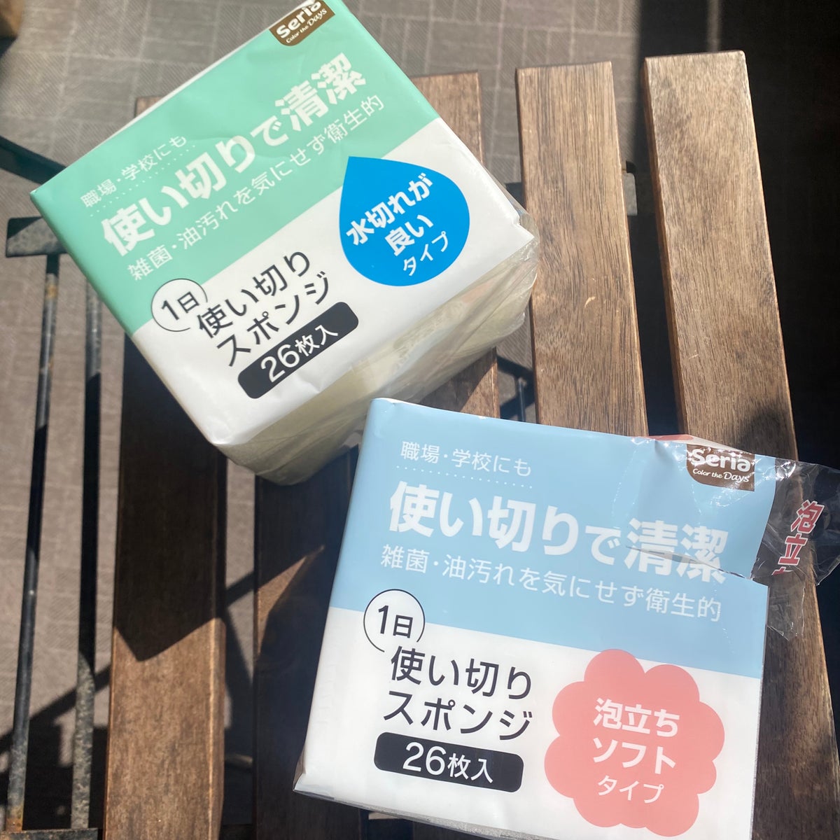 使い切りスポンジ 26個入り|セリアの口コミ 超優秀!100均で買えるおすすめコスメ!セリア 使い切りスポンジ 26個入り By ぷぅぴぃ