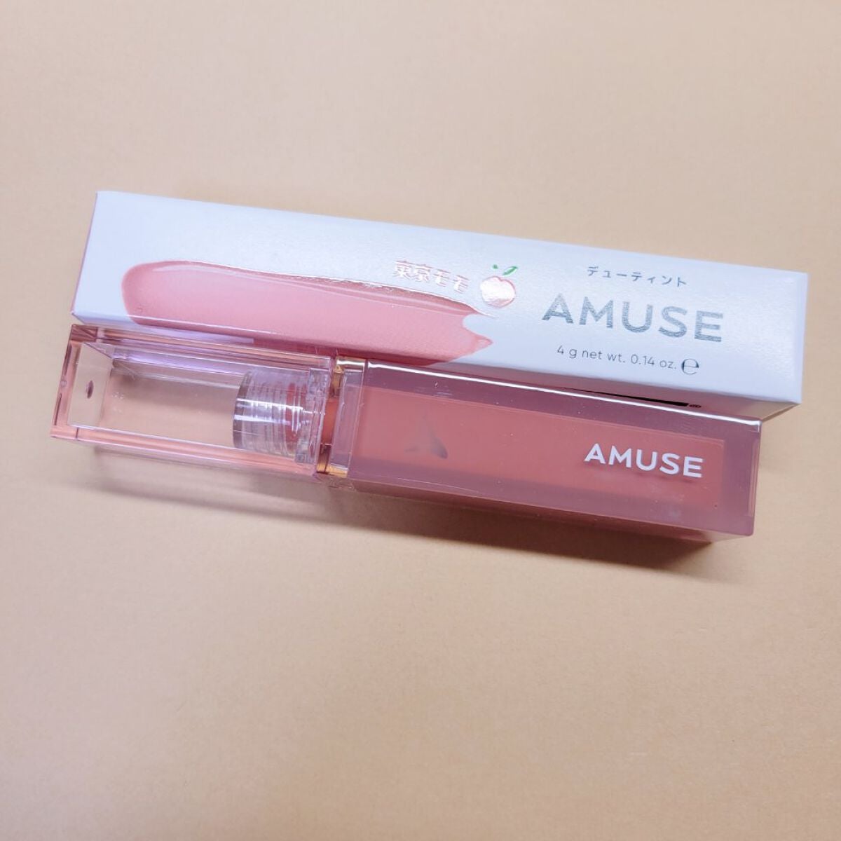 【限定口紅】デューティント|amuseの口コミ「ブルベにおすすめの口紅!アミューズ デューティント 東京モモをlips様のcpでいただきました