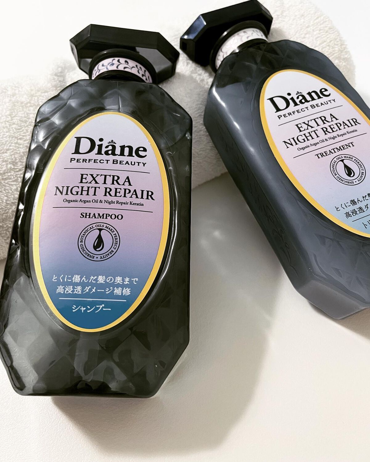 エクストラナイトリペア シャンプー&トリートメント|ダイアンの口コミ モイストダイアン パーフェクトビューティ― By ゆうぽい混合肌