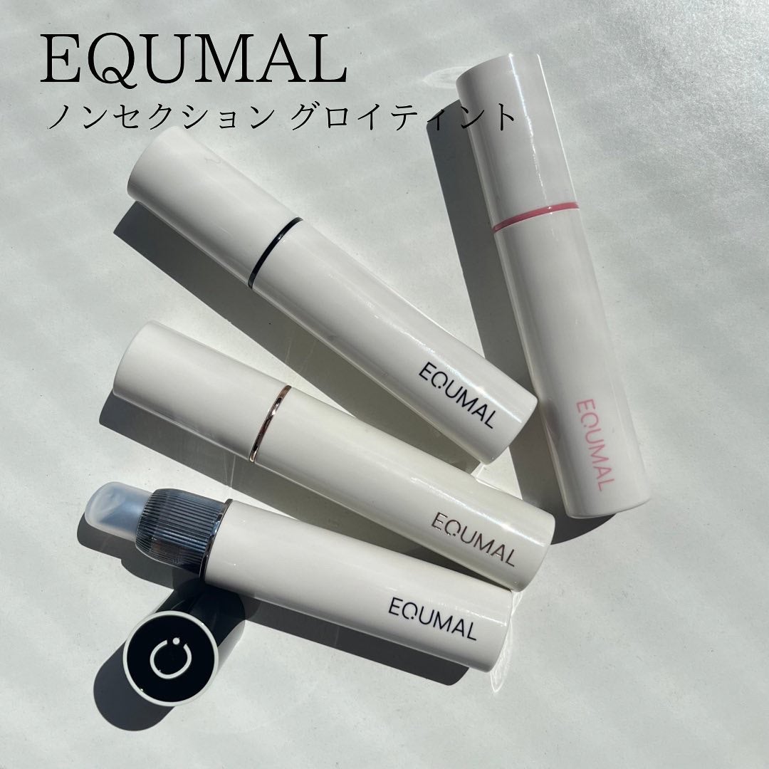 Equmalの口紅 ノンセクショングローリーティント リトルブラック他、1商品を使った口コミ リップ Equmal ノンセクシ