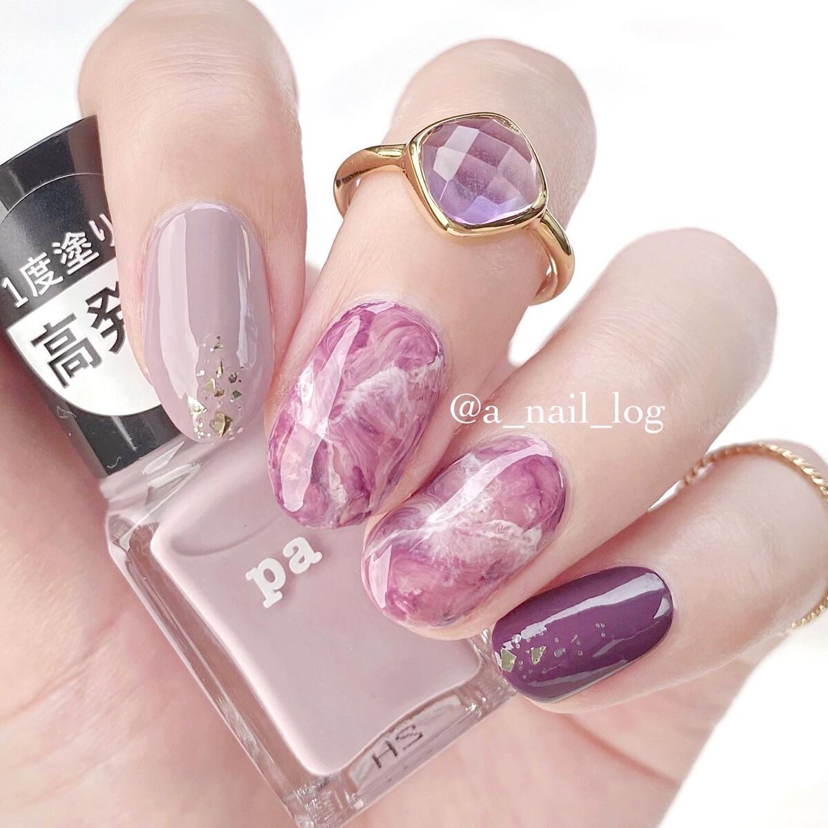 Pa Nail Collectiveのマニキュア Pa ネイルカラー プレミア他、2商品を使った口コミ 先月発売の新色をメインに使った By