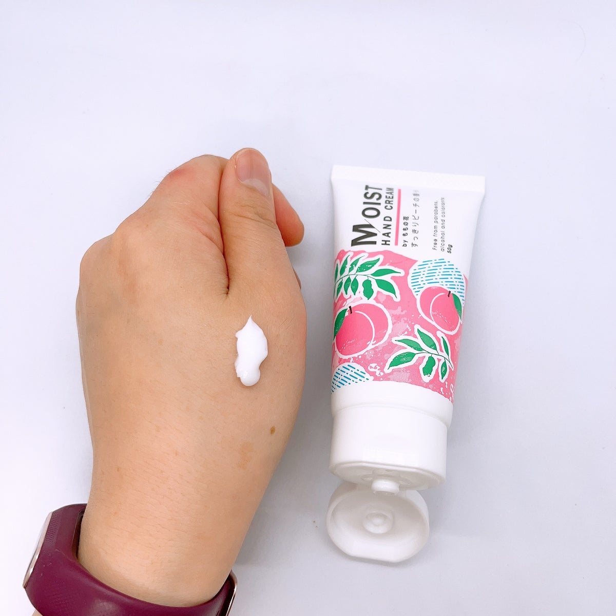 ももの花 ハンドクリーム|オリヂナルの口コミ オリヂナルのももの花 ハンドクリームを使用しました😊 By まりたそ乾燥肌30代後半