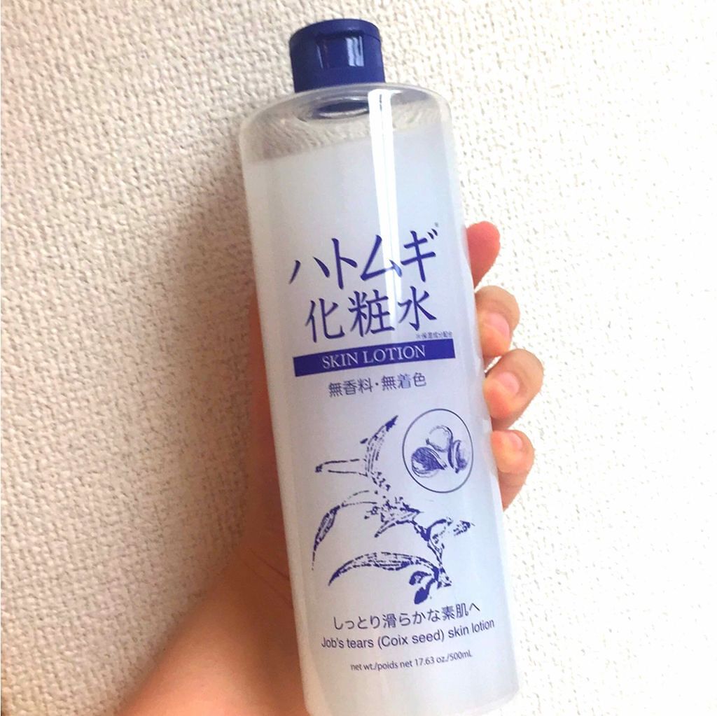 ハトムギ化粧水|ドン・キホーテプライベートブランド 情熱価格の口コミ ドンキホーテの自社開発の物です。とても安く500ml480円程でした