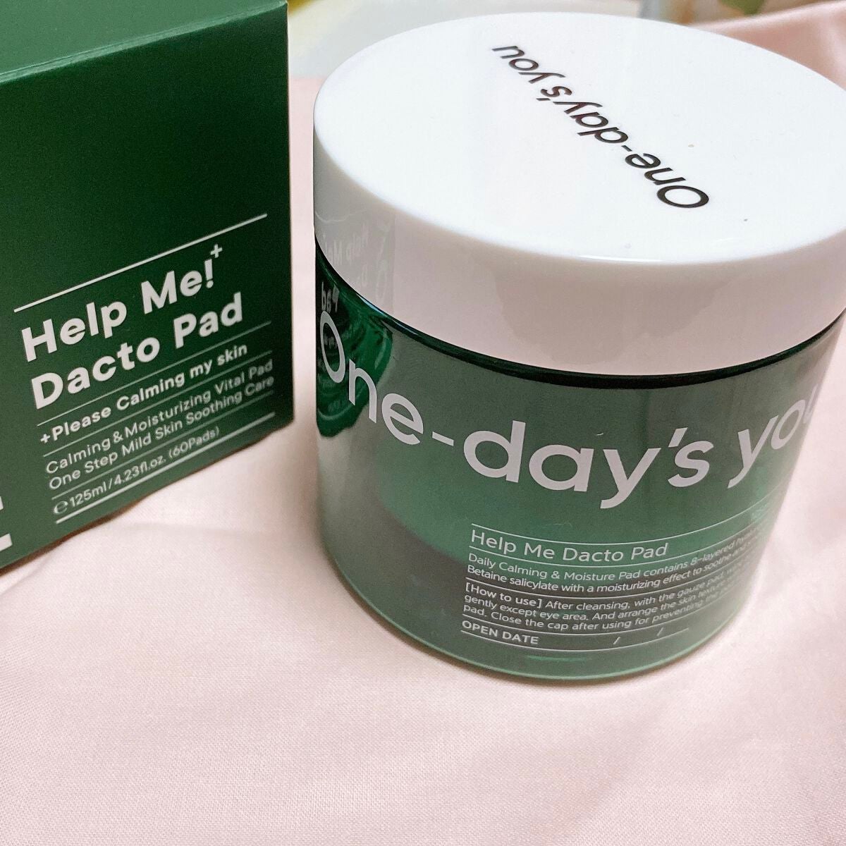 ヘルプミー ダクトパッド|one Days Youの口コミ ニキビケアにおすすめのピーリング!ひたひたのトナーパッド🌿 One Day