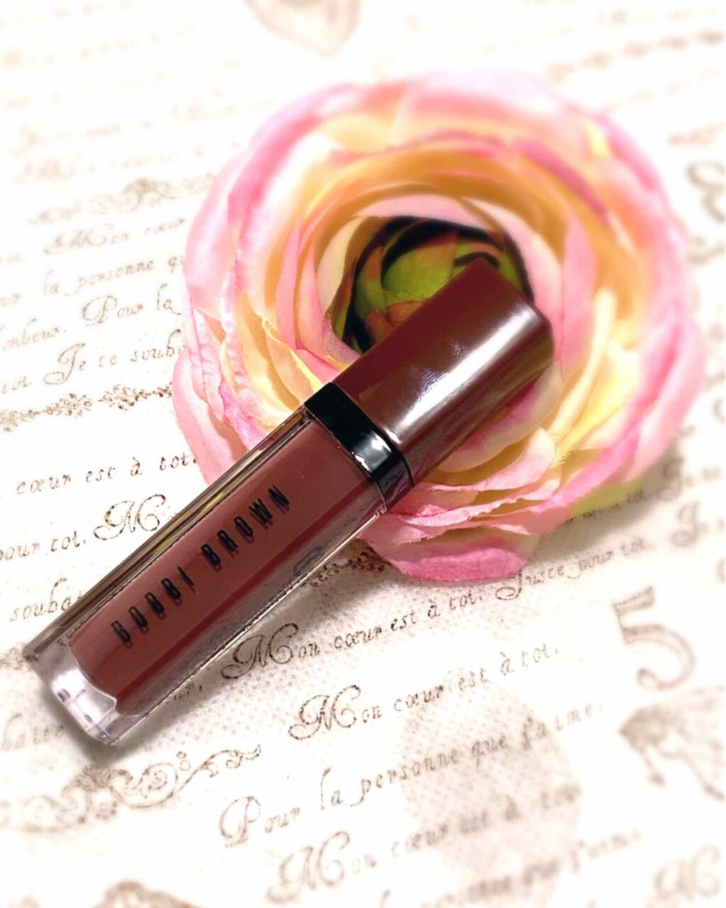 クラッシュド リキッド リップ|bobbi Brownは落ちないのか?色持ちに関する口コミ クラッシュド リキッド リップ 07 オート