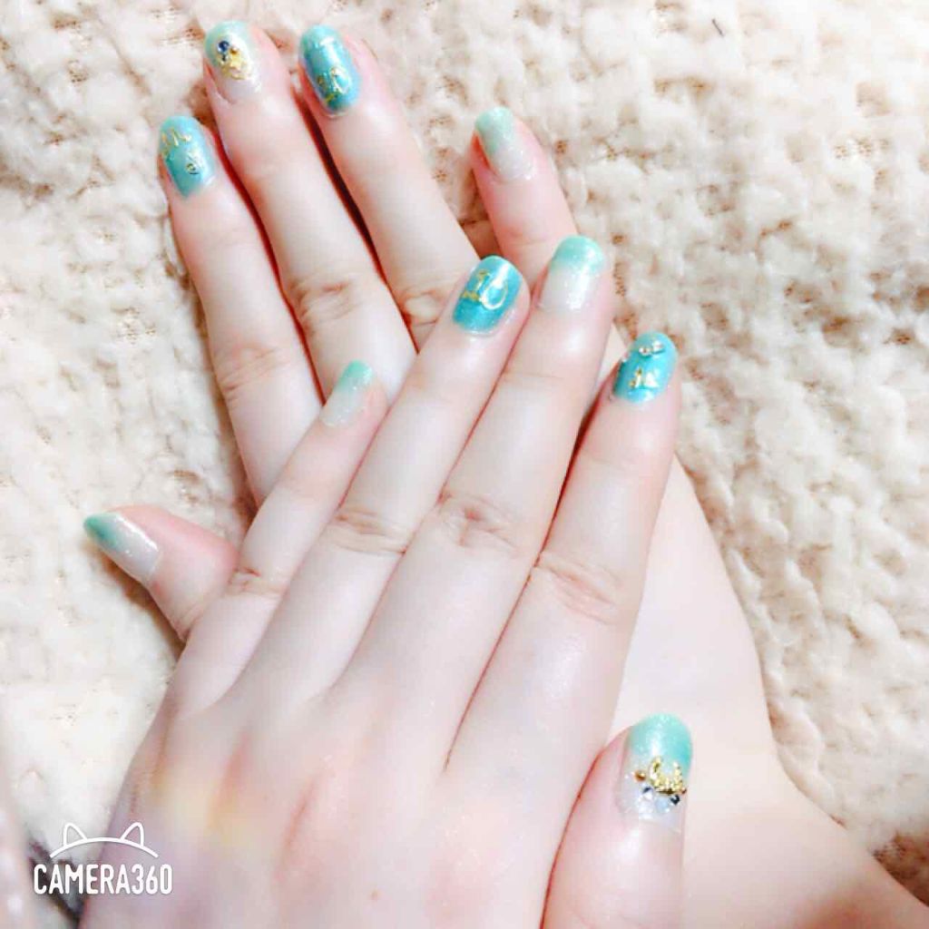 インテグレート・キャンドゥ・セリア・u R Glamのネイル・ネイルケアを使った口コミ「今日の推しネイル ・。。・゚ ゚