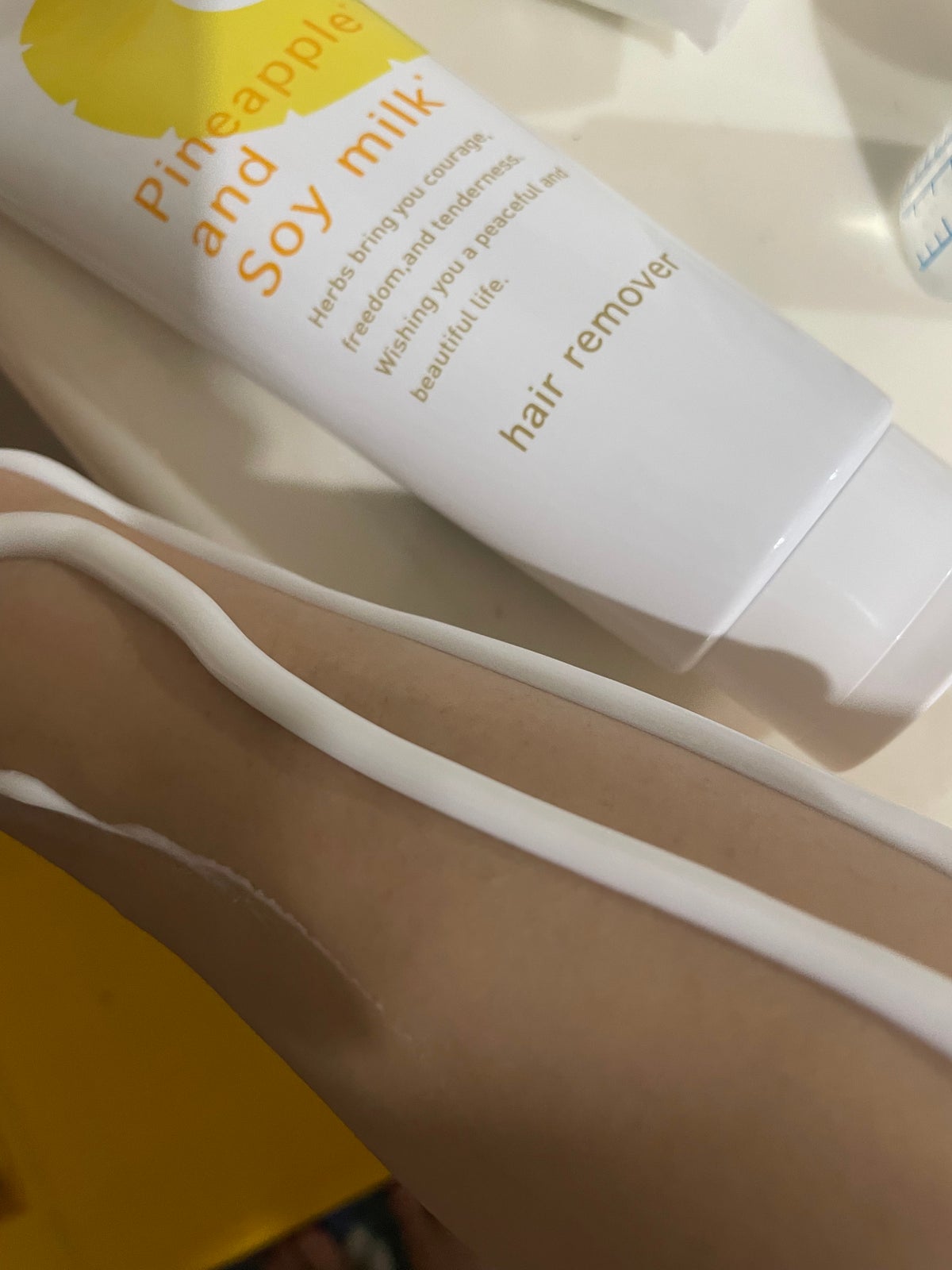 パイナップル豆乳除毛クリーム|鈴木ハーブ研究所の口コミ パイナップル豆乳除毛クリーム By あみにょん乾燥肌30代前半 Lips