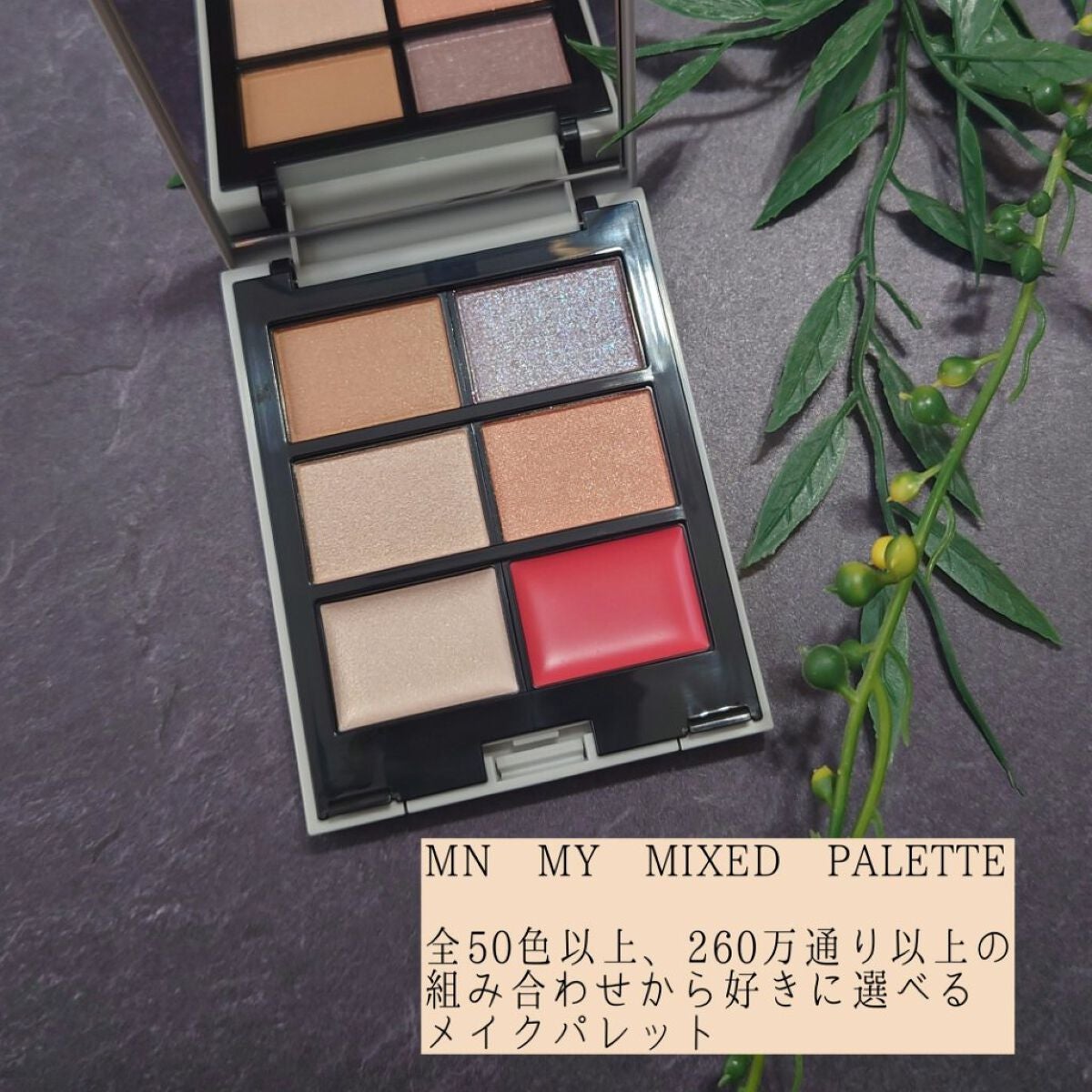 My Mixed Palette 6色カスタムパレット|mnの口コミ Mn My Mixed Palette をお試しさせていただきました