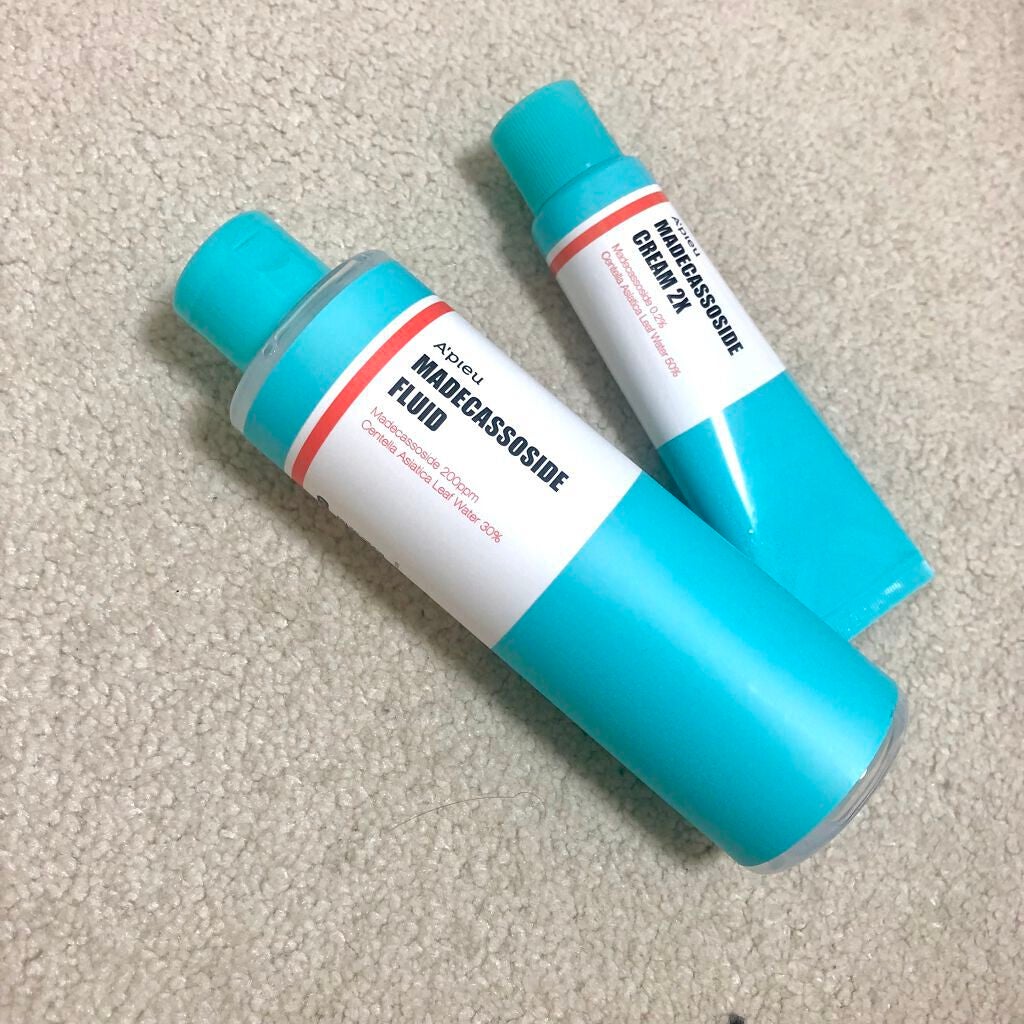 Apieuのスキンケア・基礎化粧品 マデカソ Cicaクリーム &マデカソ Cica化粧水を使った口コミ Apieu マデカソ Cica