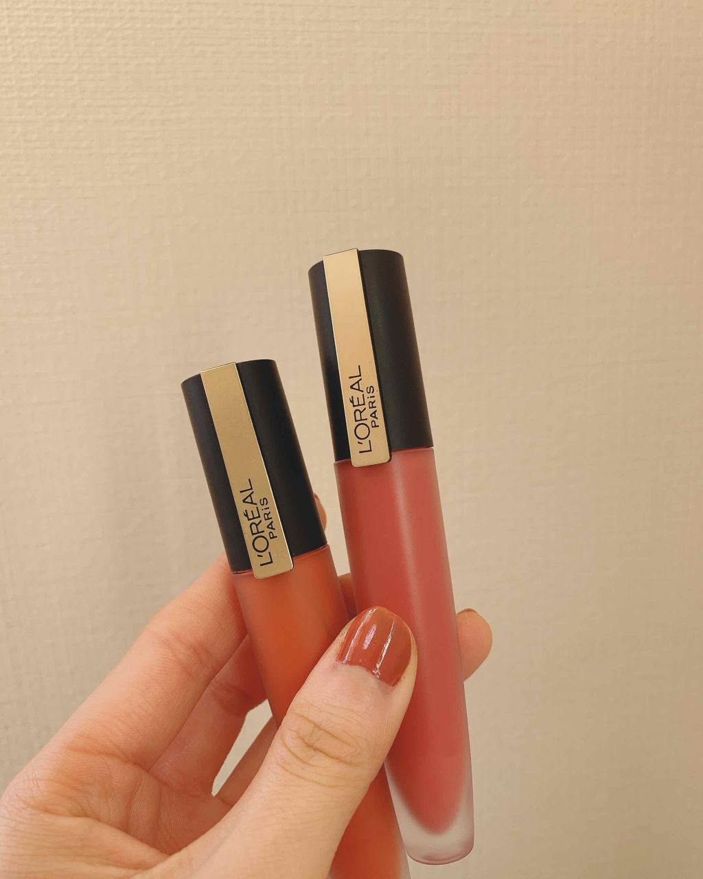 ルージュシグネチャー |ロレアル パリは落ちないのか?色持ちに関する口コミ「112と、124を購入しました。 」 By にこ☺ Lips