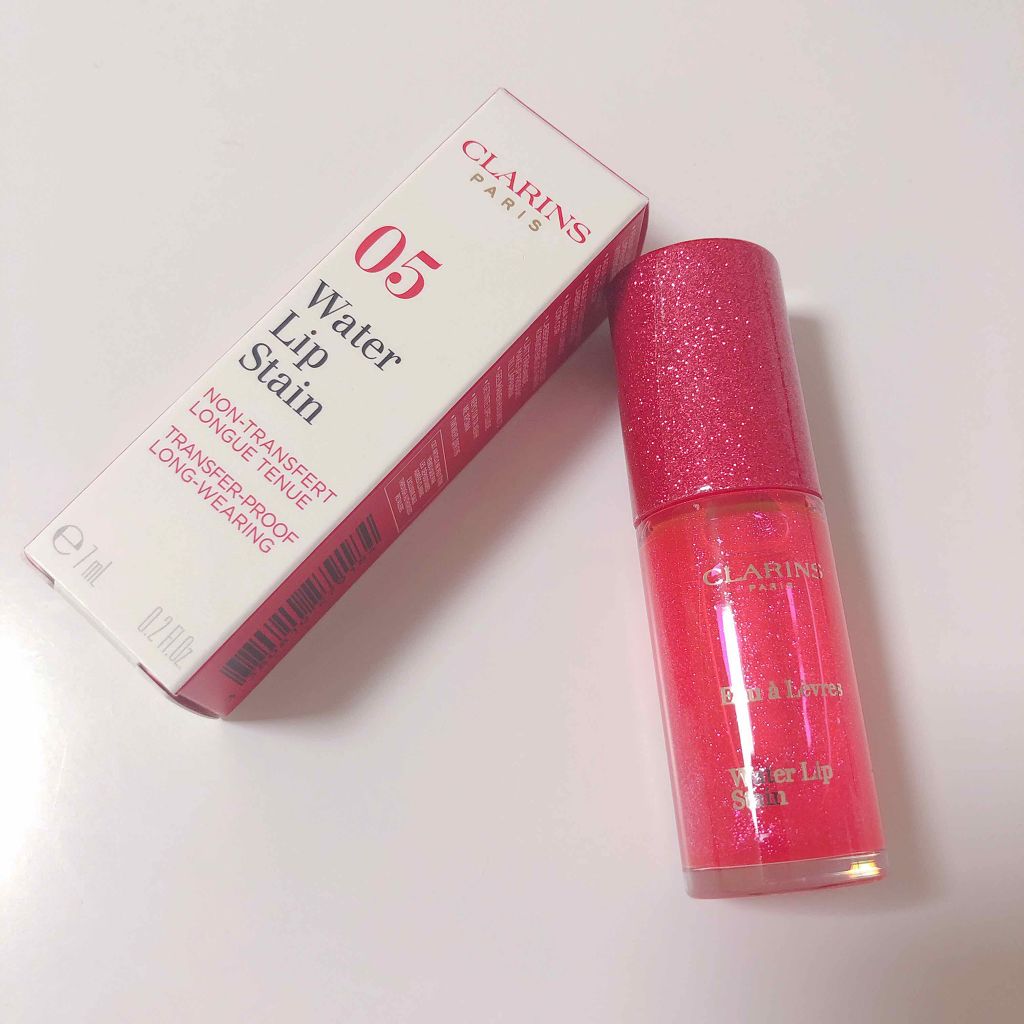 【限定リップケア・リップクリーム】ウォーターリップ ステイン|clarinsは落ちないのか?色持ちに関する口コミ Clarins