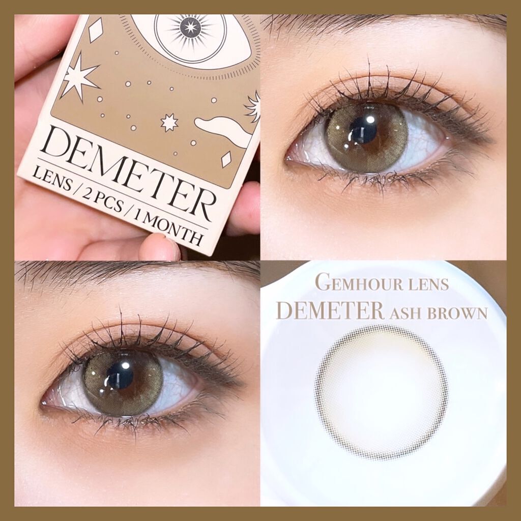 Demeter|gemhour Lensのカラコンレポ・着画口コミ Gemhour Lens Demeter🌛🌟 By Saya🦋敏感肌