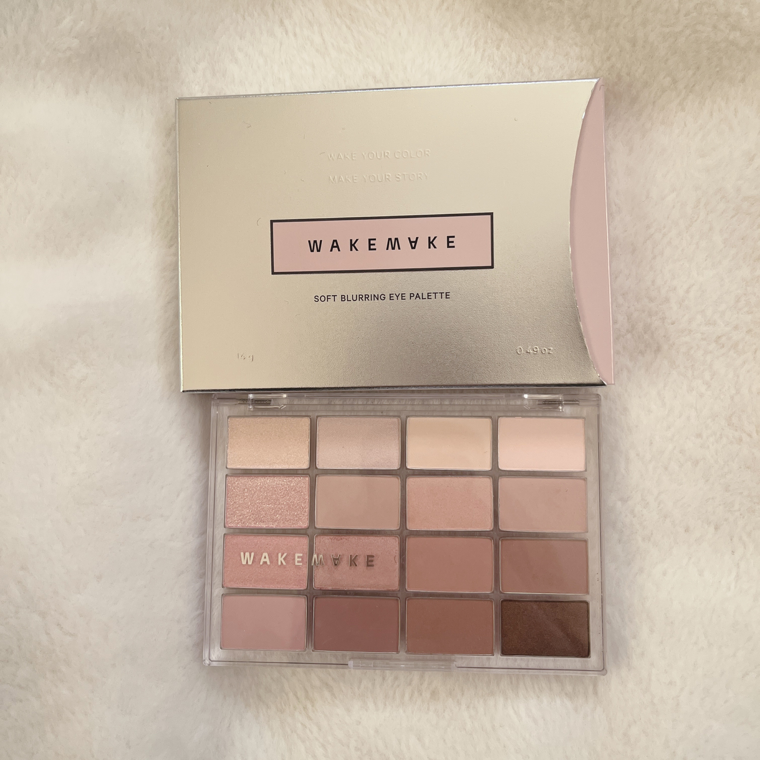 ソフトブラーリング アイパレット｜WAKEMAKEの口コミ - ⚫︎ ソフトブラーリングアイパレット 02 by める☁️(普通肌) | LIPS