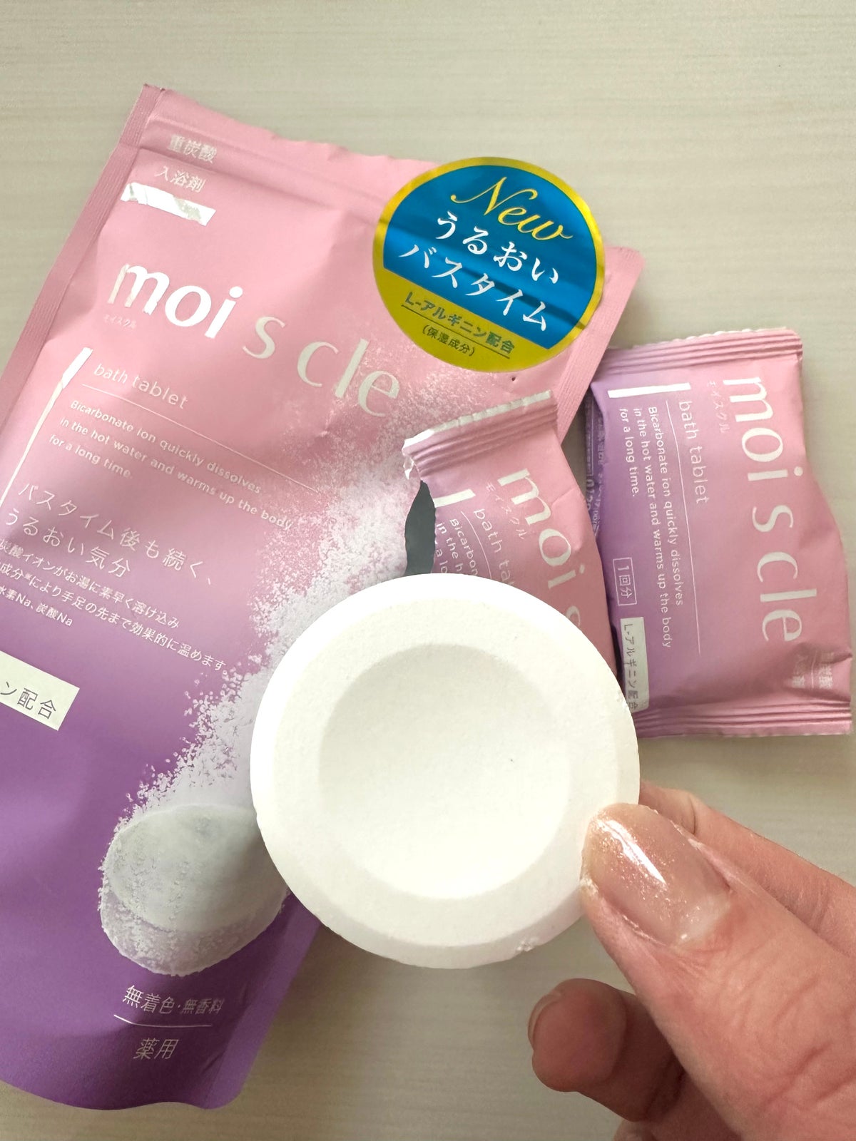 Moi S Cle(モイスクル)|アイリスオーヤマの効果に関する口コミ 【moi S Cle】 重炭酸入浴剤 Moi S Cle By