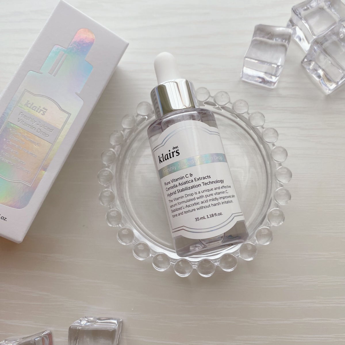 フレッシュリージュースドビタミンドロップ35ml|klairsの効果に関する口コミ 肌が飲むビタミンジュース クレアス By