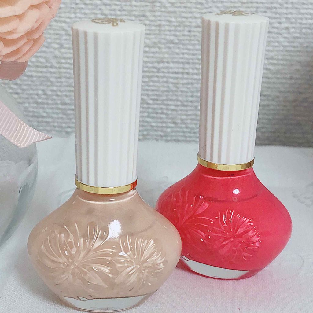 ネイル ポリッシュ|paul And Joe Beauteの口コミ 左側が01番、右側が08番です By ハートちゃん敏感肌20代後半